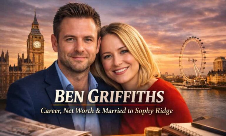 Ben Griffiths: Career Age Marriage to Sophy Ridge